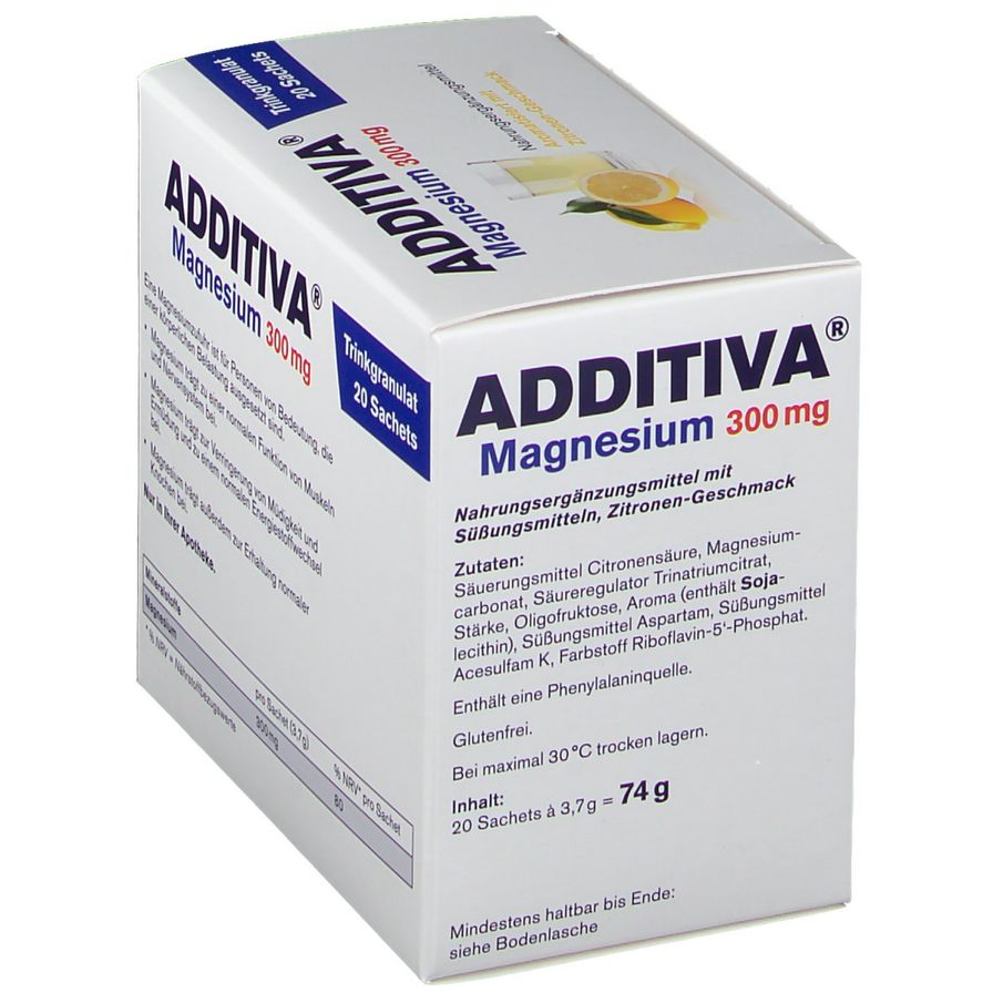 ADDITIVA® MAGNESIUM 300 mg N 20 St - shop-apotheke.com