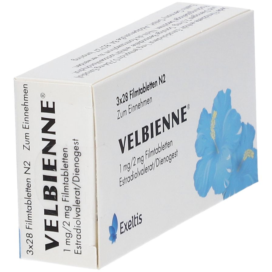 VELBIENNE® 1 mg/2 mg 3x28 St - shop-apotheke.com