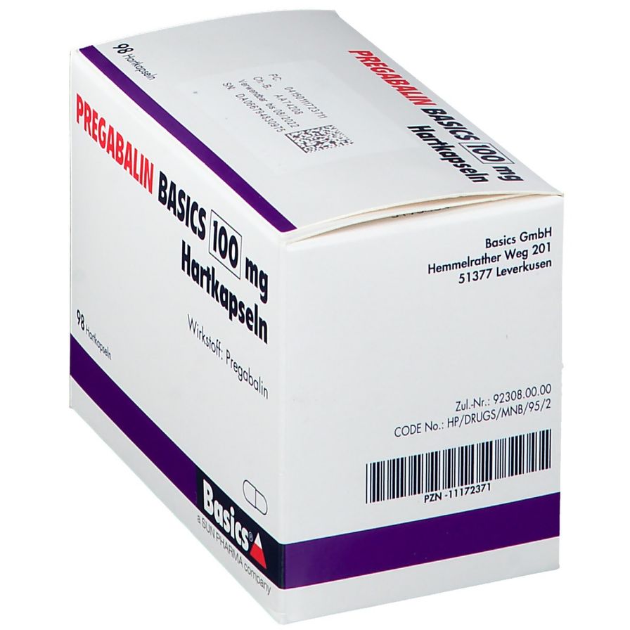 PREGABALIN BASICS 100 mg 98 St - shop-apotheke.com