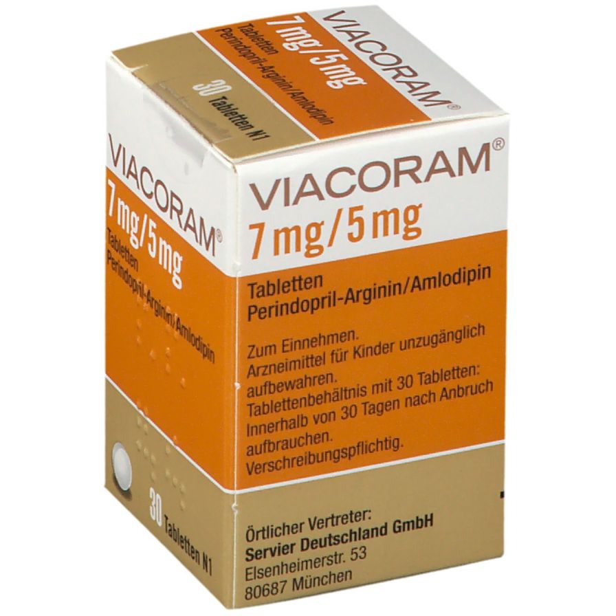 VIACORAM® 7 mg/ 5 mg 30 St - shop-apotheke.com