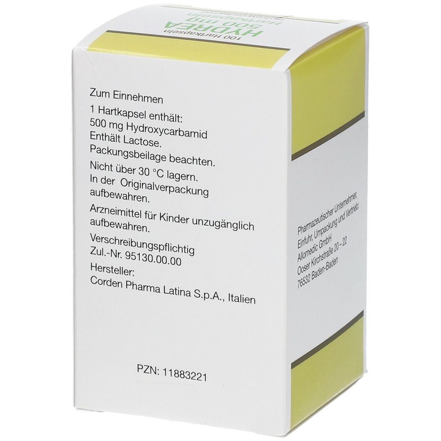 Hydrea 500 mg 100 St - shop-apotheke.com