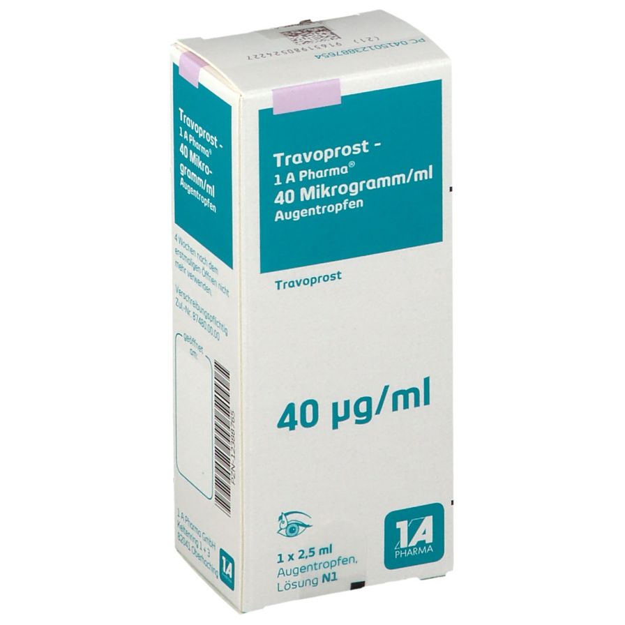Travoprost - 1 A Pharma® 40 µg/ml 2,5 ml - shop-apotheke.com