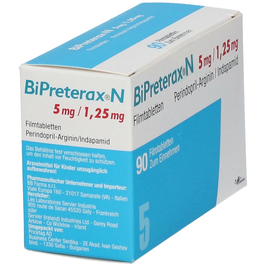 Bipreterax N 5 mg/1,25 mg 90 St - shop-apotheke.com