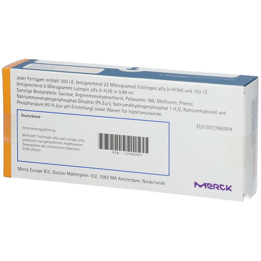 Pergoveris® (300 I.E. + 150 I.E.)/0,48 ml 1 St - shop-apotheke.com