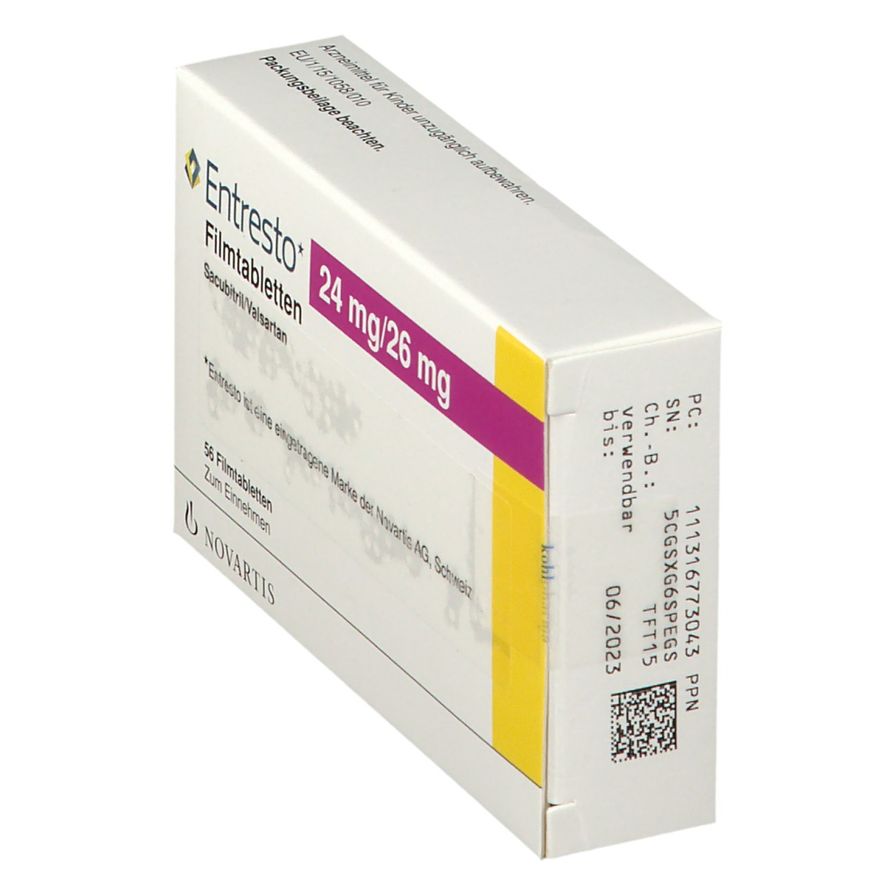 Entresto® 24 mg/26 mg 56 St - shop-apotheke.com