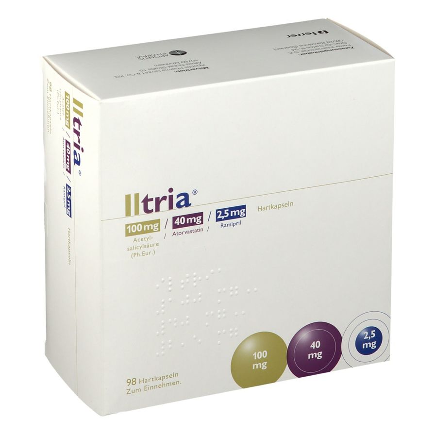 Iltria® 100 mg/40 mg/2,5 mg 98 St - shop-apotheke.com