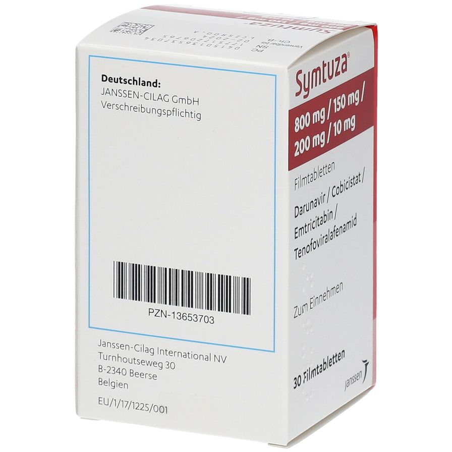Symtuza® 800 mg/150 mg/200 mg/10 mg 30 St - shop-apotheke.com