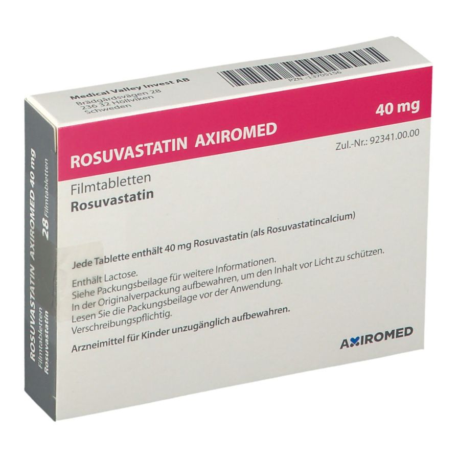 ROSUVASTATIN AXIROMED 40 mg 28 St - shop-apotheke.com