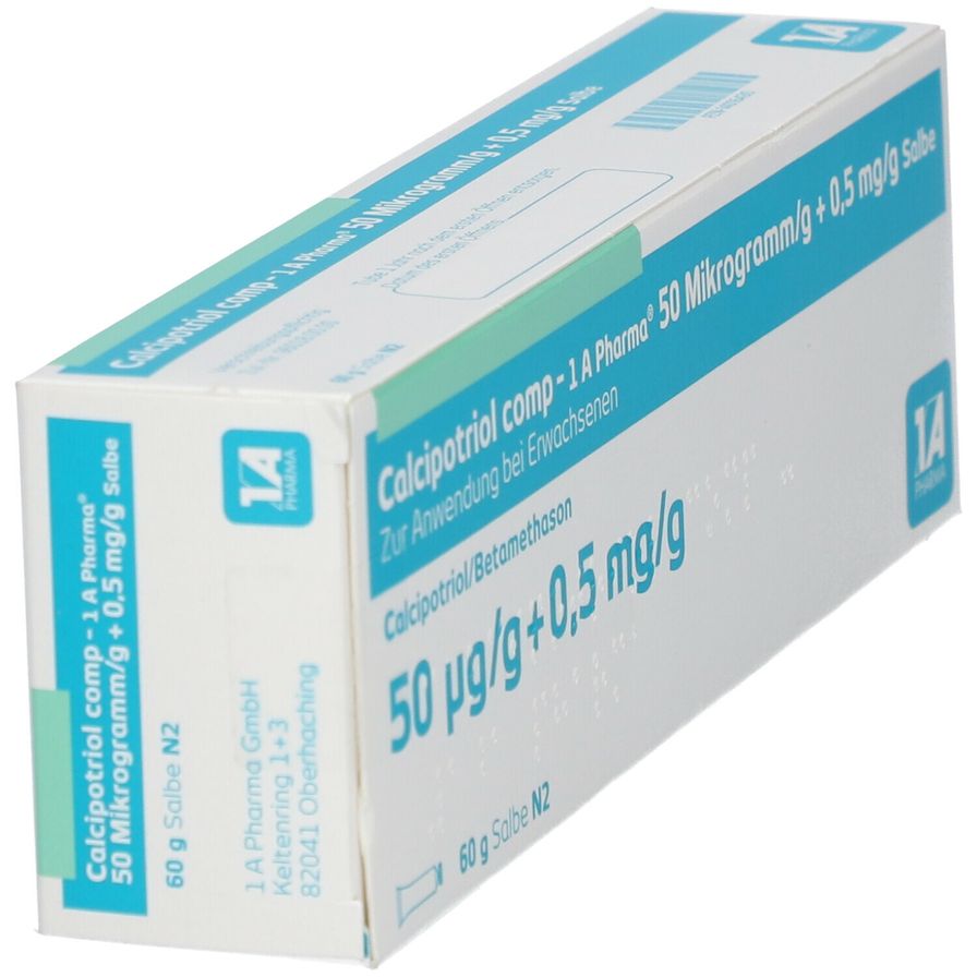 Calcipotriol comp - 1 A Pharma® 50 µg/g + 0,5 mg/g 60 g - shop-apotheke.com