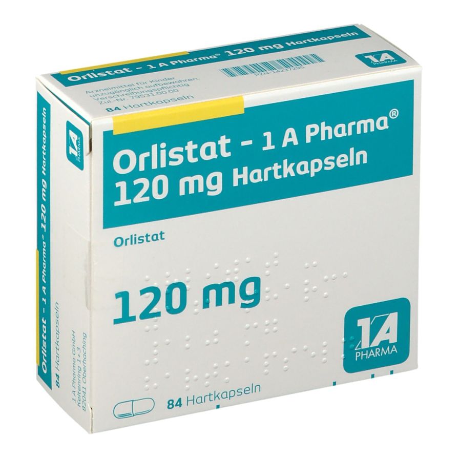 Orlistat - 1 A Pharma® 120 mg 84 St - shop-apotheke.com