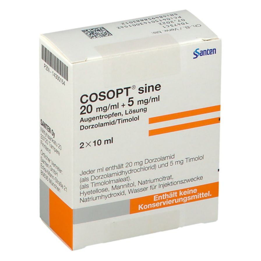 COSOPT® sine 20 mg/ml + 5 mg/ml 2x10 ml - shop-apotheke.com