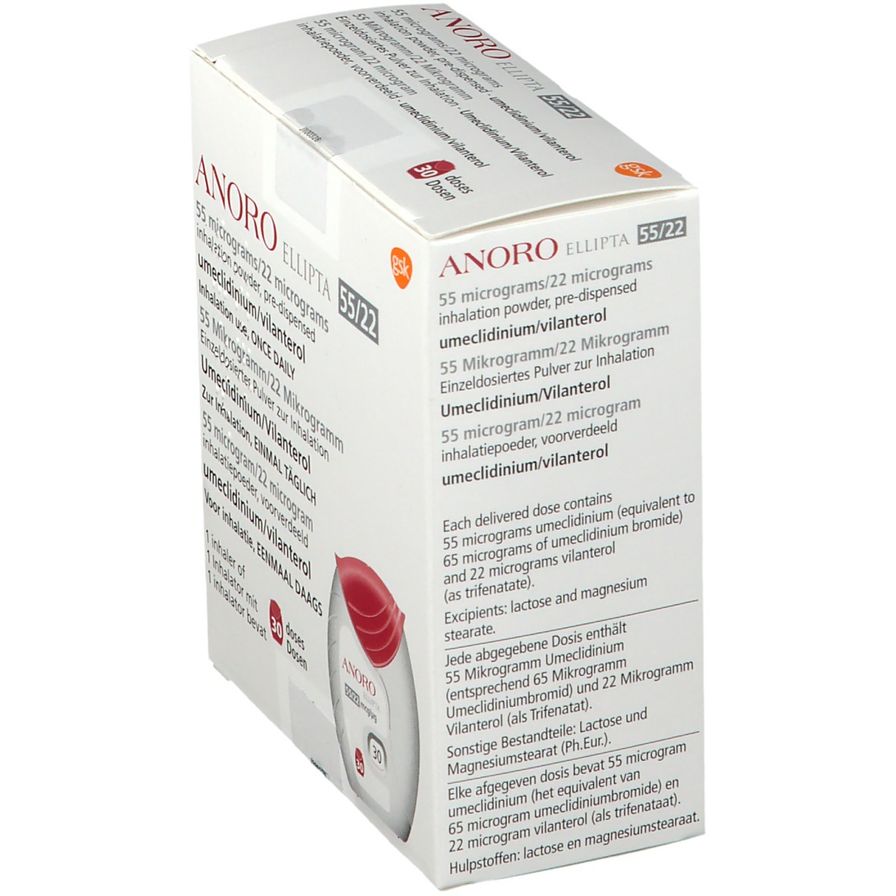 ANORO ELLIPTA 55 µg/ 22 µg 30 ED 1 St - shop-apotheke.com