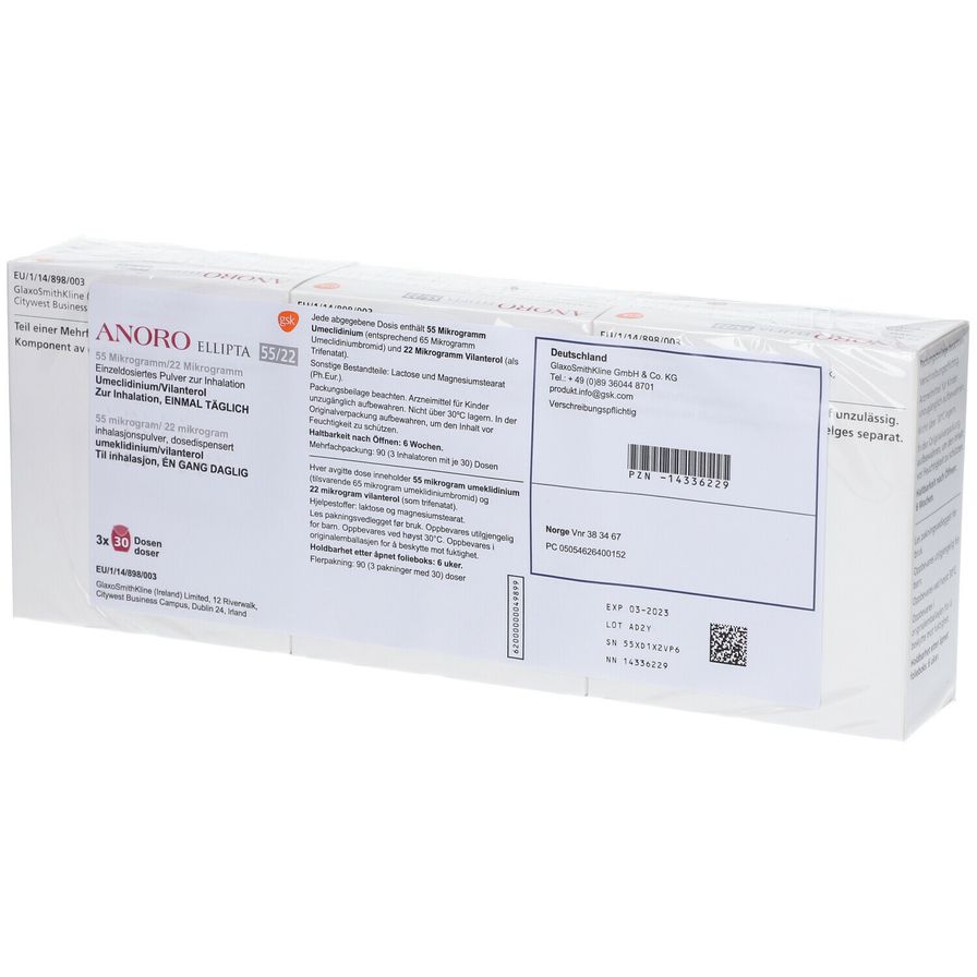 ANORO ELLIPTA 55 µg/22 µg 3 St - shop-apotheke.com