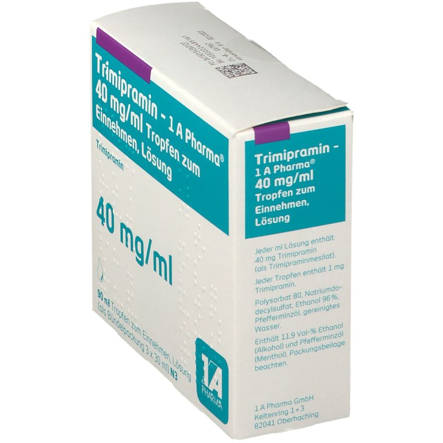 Trimipramin - 1A Pharma® 40 mg/ml 3x30 ml - shop-apotheke.com