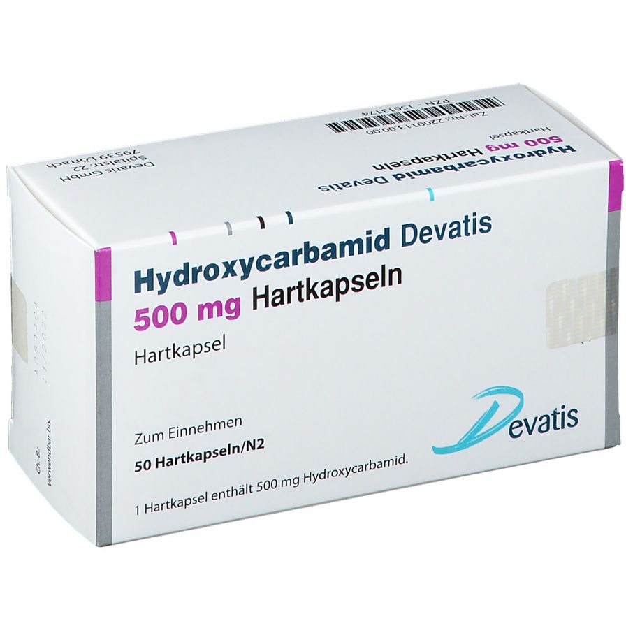 Hydroxycarbamid Devatis 500 mg 50 St - shop-apotheke.com