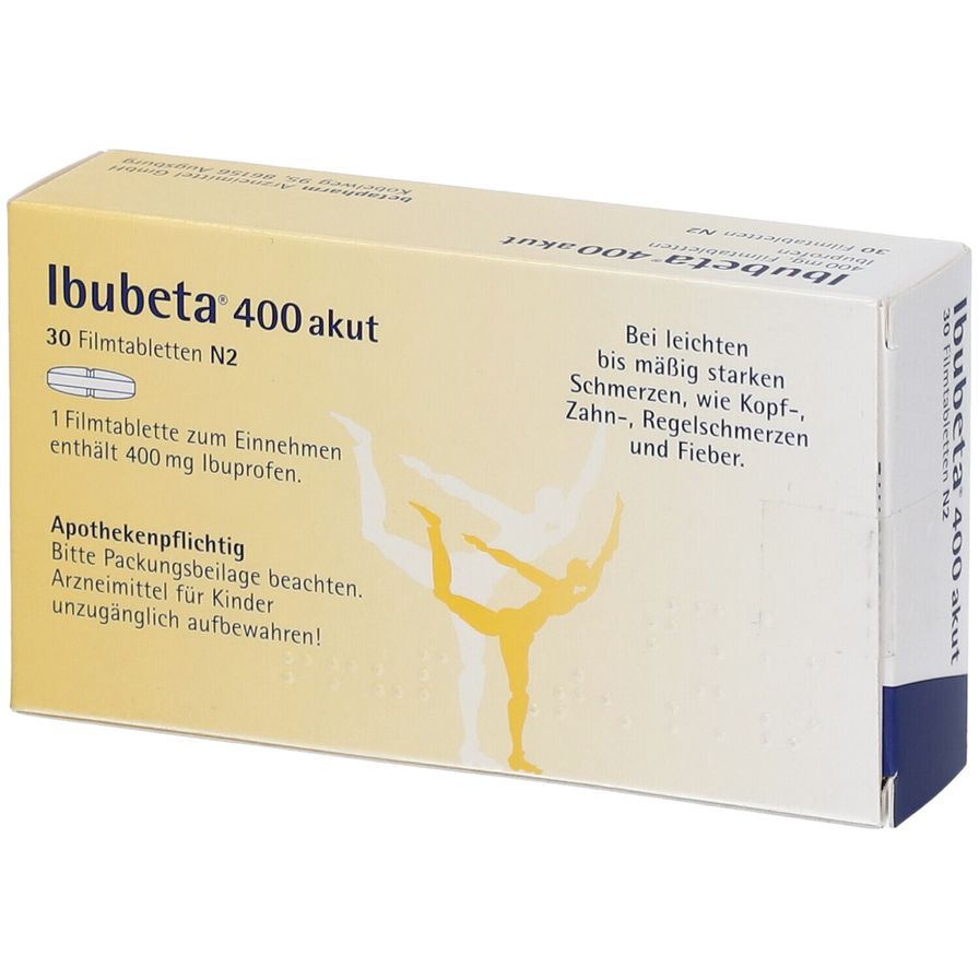 Ibubeta® 400 akut 30 St - shop-apotheke.com