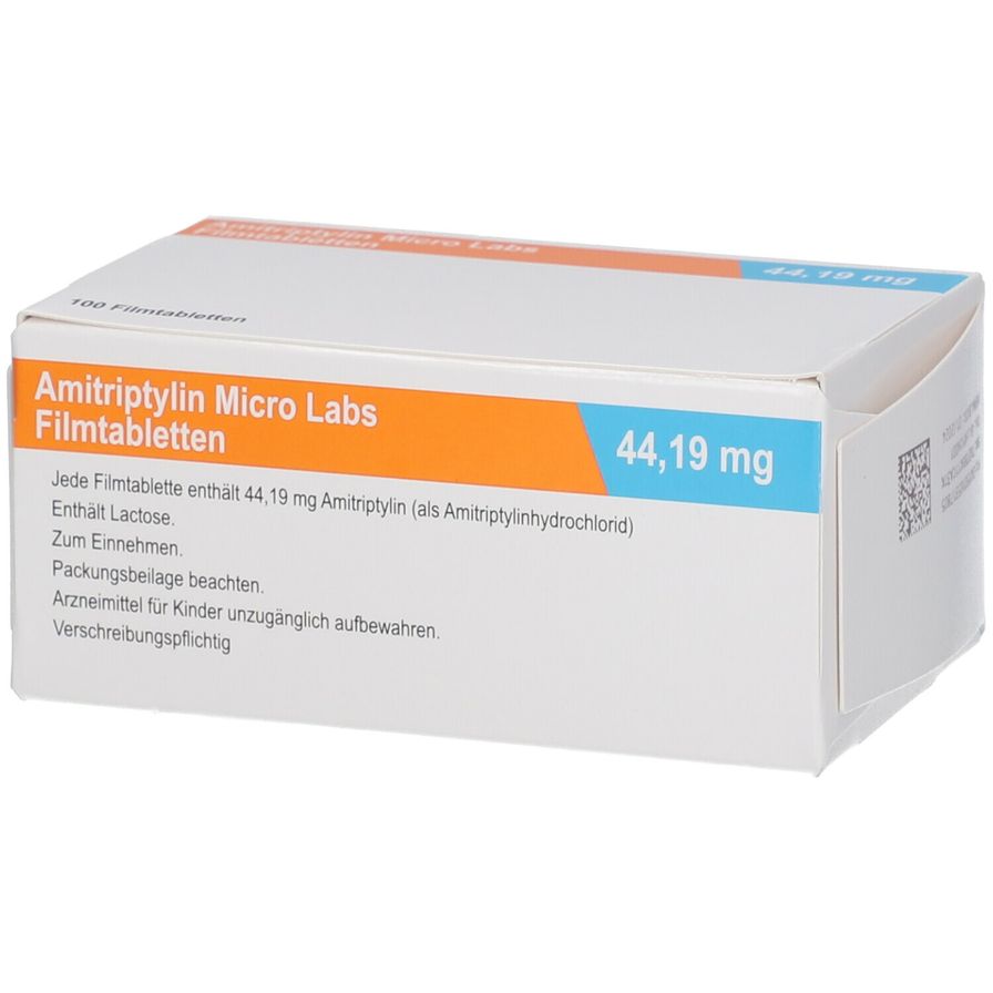 AMITRIPTYLIN Micro Labs 44,19 mg Filmtabletten 100 St - shop-apotheke.com
