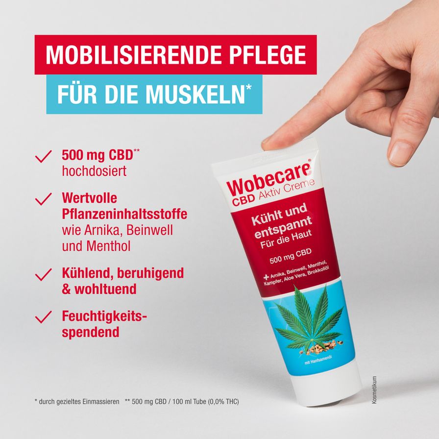 Wobecare® CBD Aktiv Creme 100 ml - shop-apotheke.com