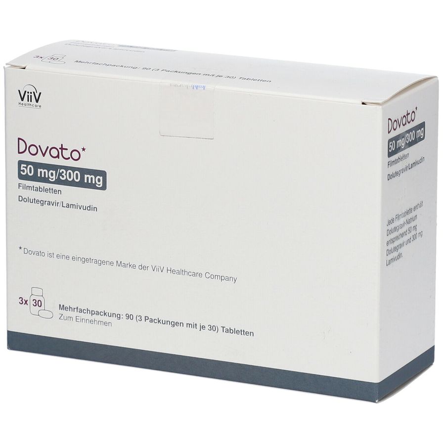 Dovato 50 mg/300 mg 3x30 St - shop-apotheke.com