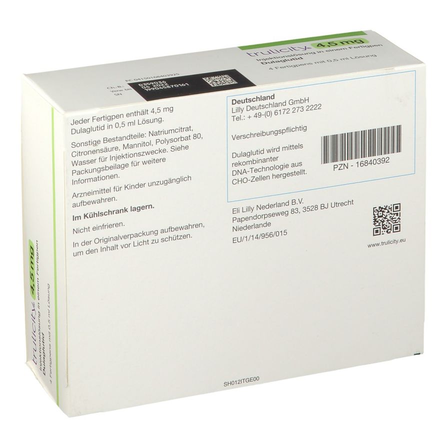 TRULICITY 4,5 mg Injektionslösung 4 St - shop-apotheke.com