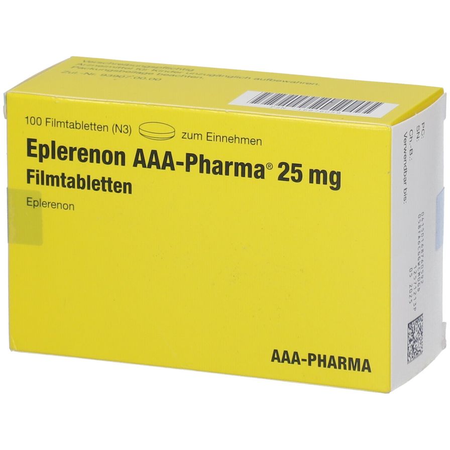 Eplerenon AAA-Pharma® 25 mg 100 St - shop-apotheke.com