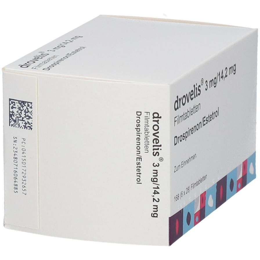 DROVELIS 3 mg/14,2 mg Filmtabletten 6x28 St - shop-apotheke.com