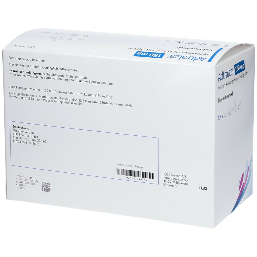 Adtralza® 150 mg Inj.-Lsg.i.e.Fertigspritze 12x1 ml - shop-apotheke.com