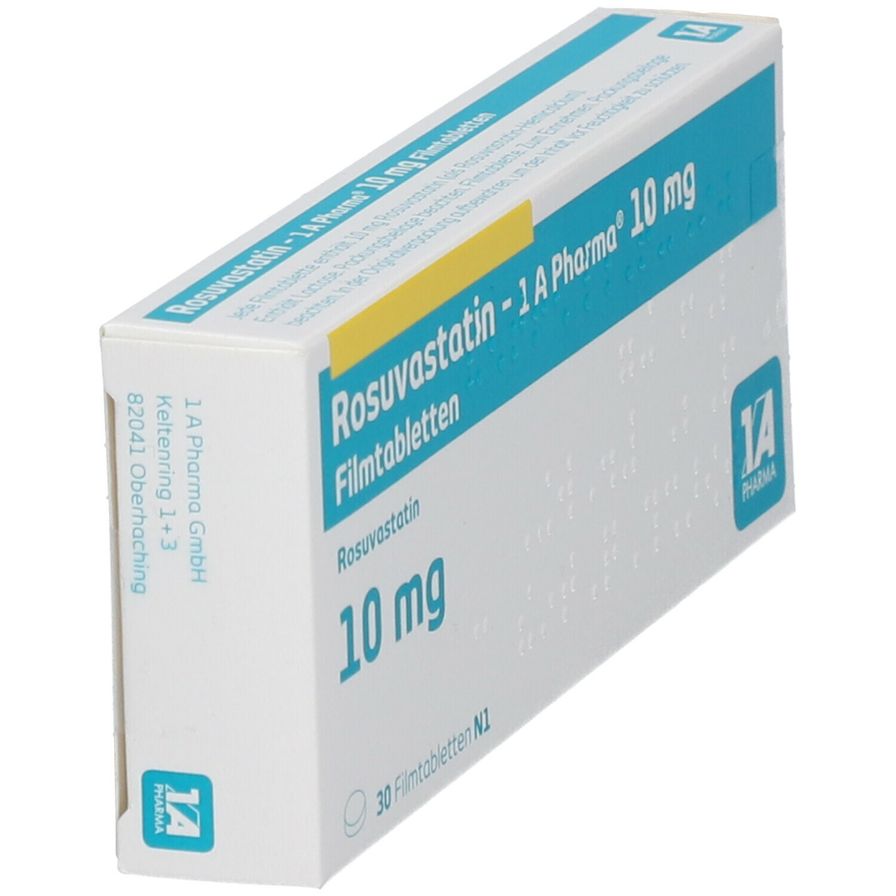 ROSUVASTATIN-1A Pharma 10 mg Filmtabletten 30 St - shop-apotheke.com
