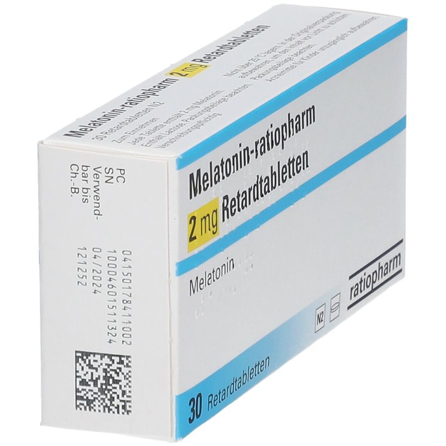 Melatonin-ratiopharm® 2 mg 30 St - shop-apotheke.com