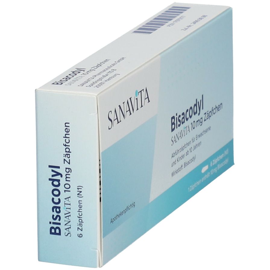 Bisacodyl Sanavita 10 mg 6 St - shop-apotheke.com