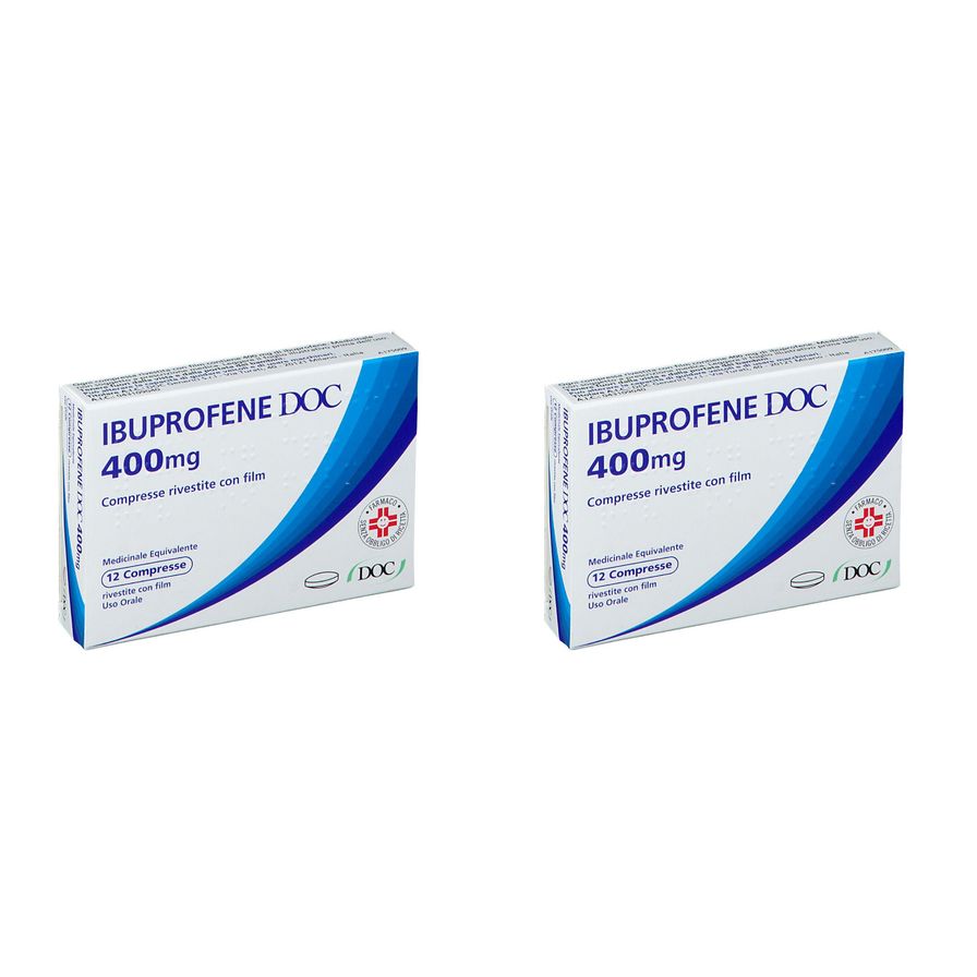 IBUPROFENE DOC 400 mg Compresse 2x12 pz | Redcare