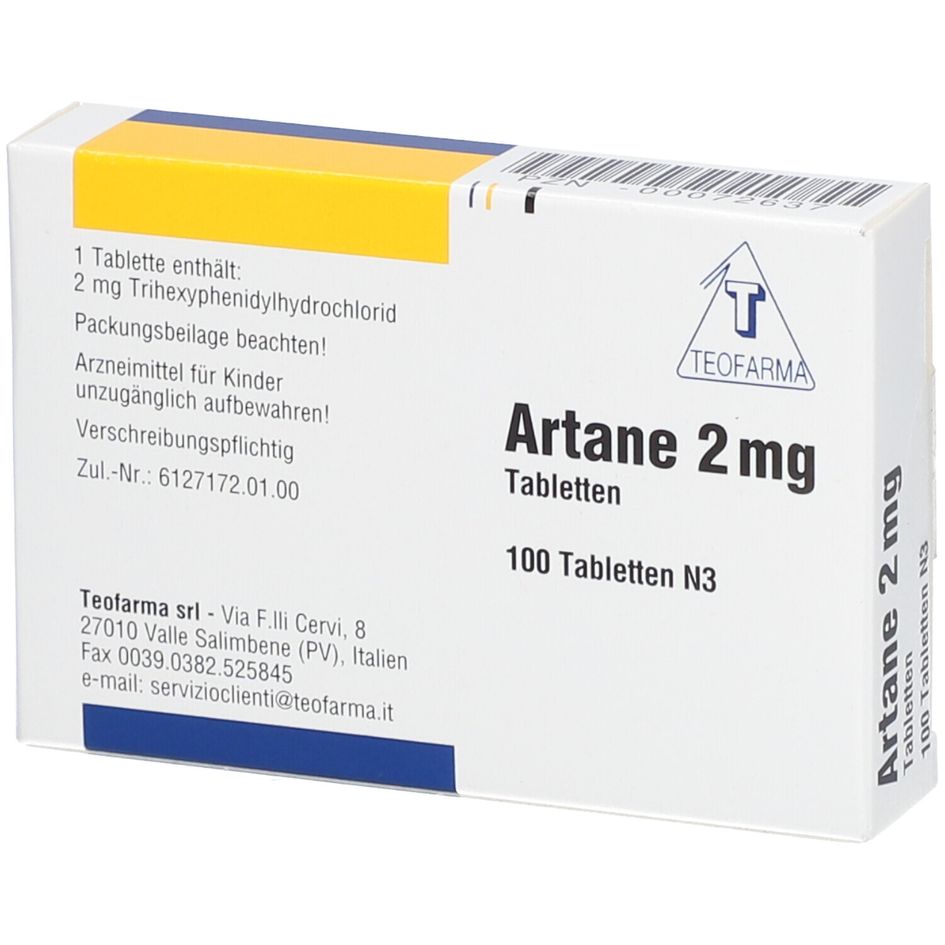 Artane® 2 mg 100 St - shop-apotheke.com