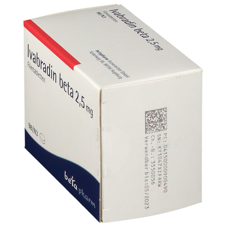 Ivabradin beta 2,5 mg 98 St - shop-apotheke.com