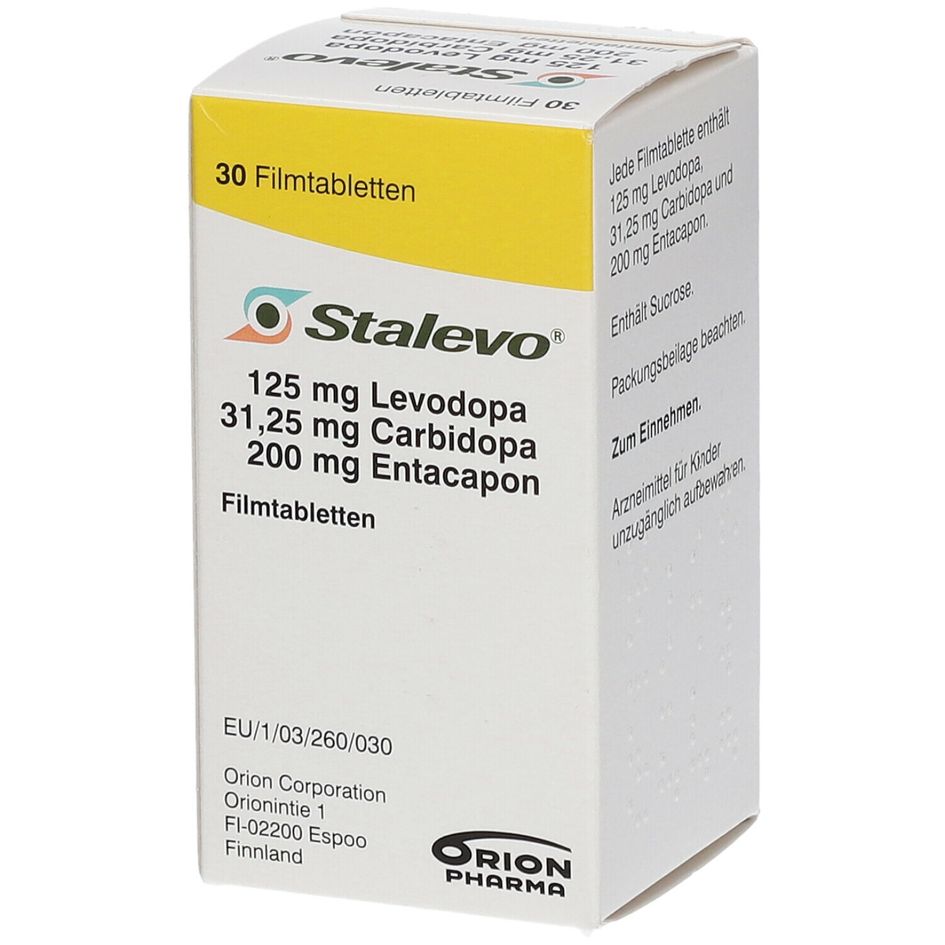 Stalevo® 125 mg/31,25 mg/200 mg 30 St - shop-apotheke.com