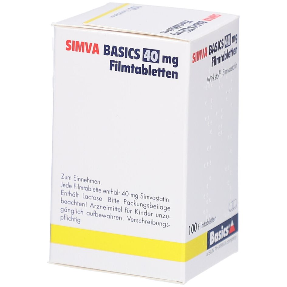SIMVA BASICS 40 mg 100 St - shop-apotheke.com