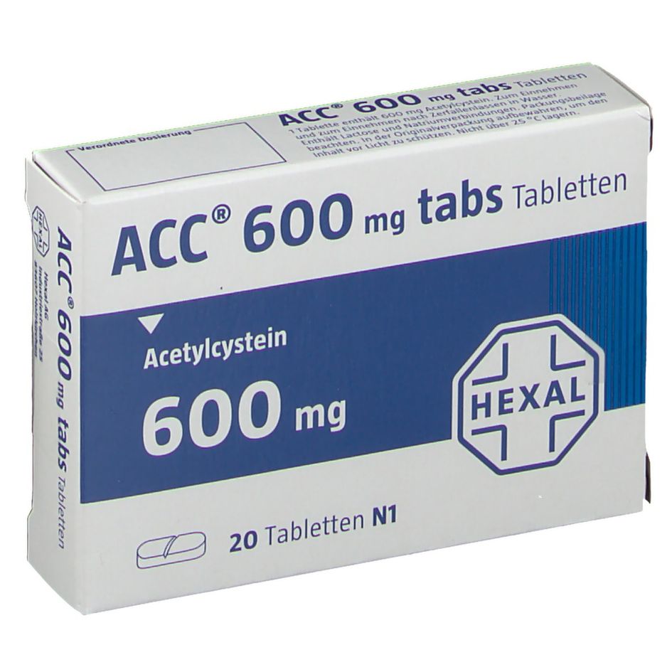 ACC® 600 mg tabs 20 St - shop-apotheke.com