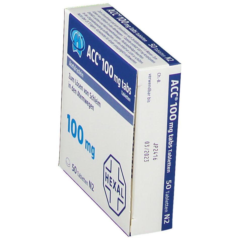 ACC® 100 mg tabs 50 St - shop-apotheke.com