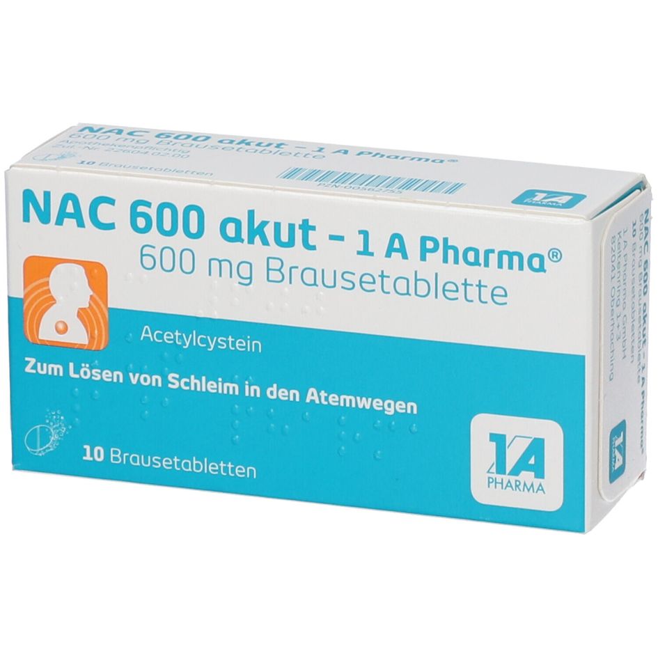 NAC 600 akut - 1A Pharma® 10 St - shop-apotheke.com