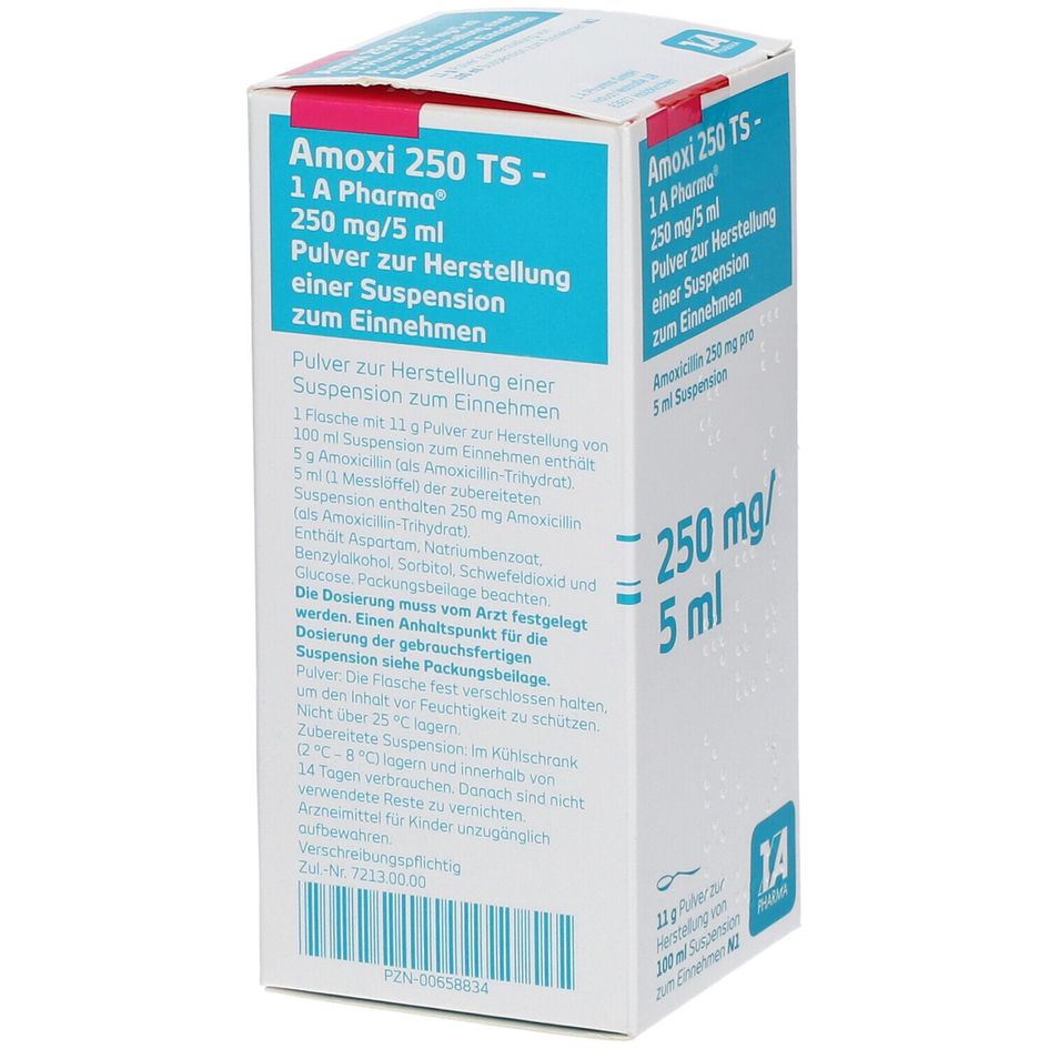 Amoxi 250 TS - 1 A Pharma® 100 ml - shop-apotheke.com