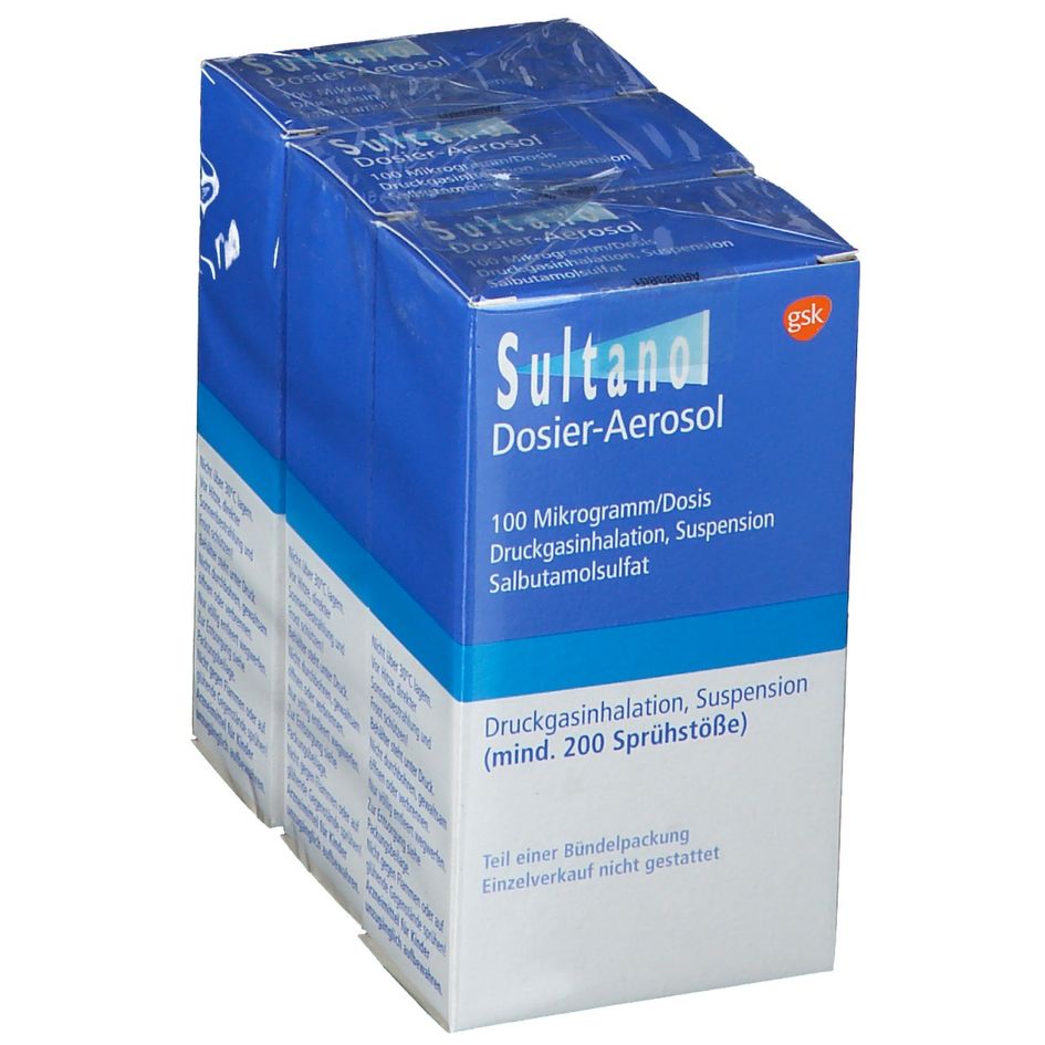 Sultanol® 100 µg/Dosis 3 St - shop-apotheke.com