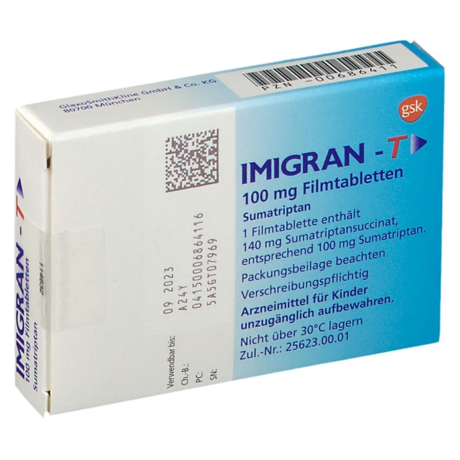 IMIGRAN - T 100 mg 12 St - shop-apotheke.com