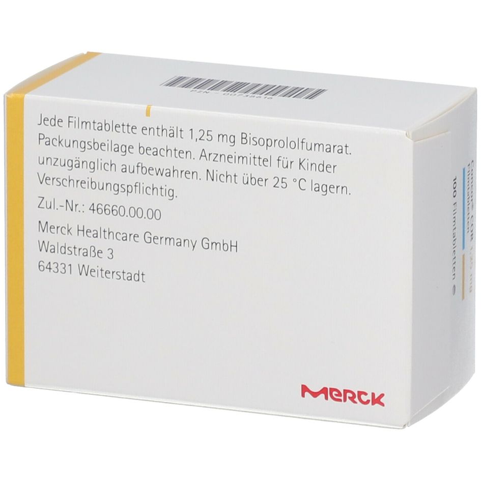 Concor® COR 1,25 mg 100 St - shop-apotheke.com