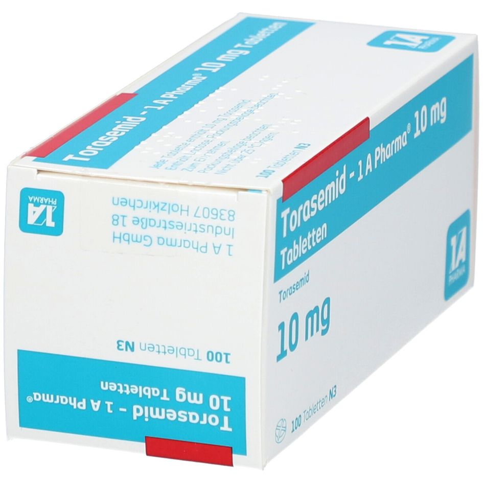 Torasemid - 1 A Pharma® 10 mg 100 St - shop-apotheke.com