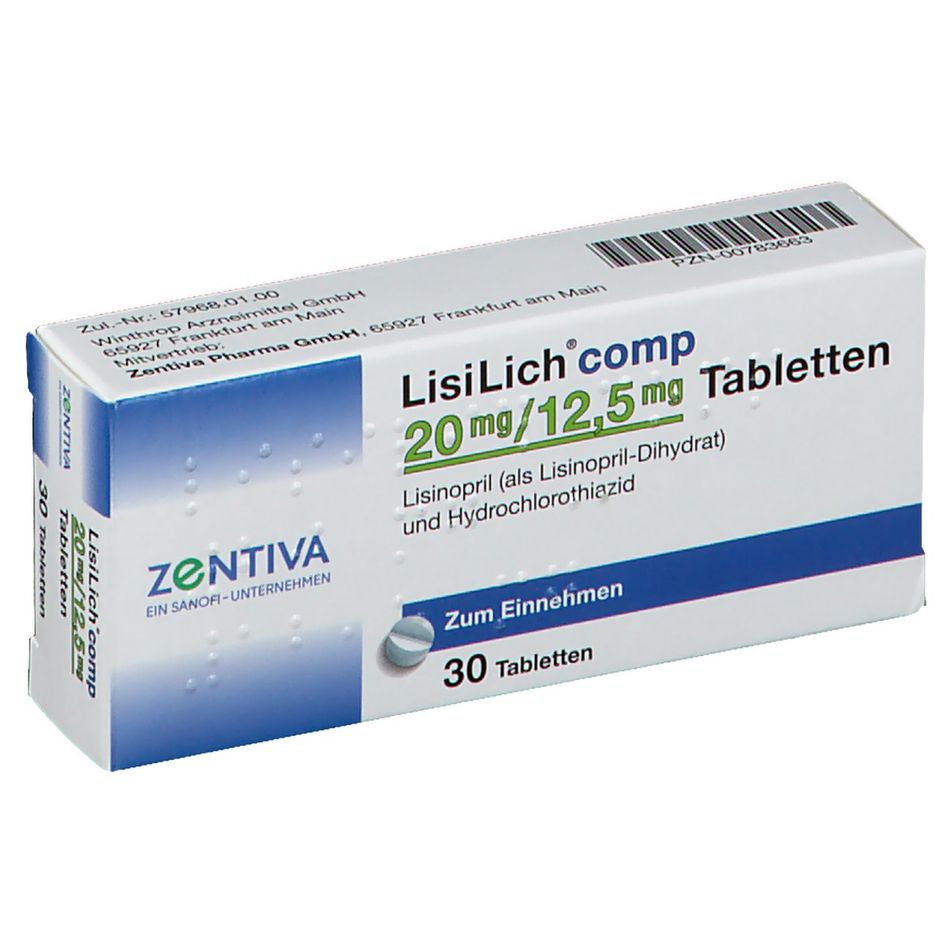 LisiLich® comp 20 mg/12,5 mg 30 St - shop-apotheke.com