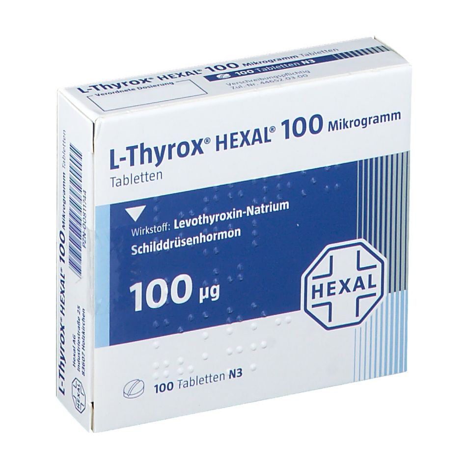 L-Thyrox® HEXAL® 100 µg 100 St - shop-apotheke.com