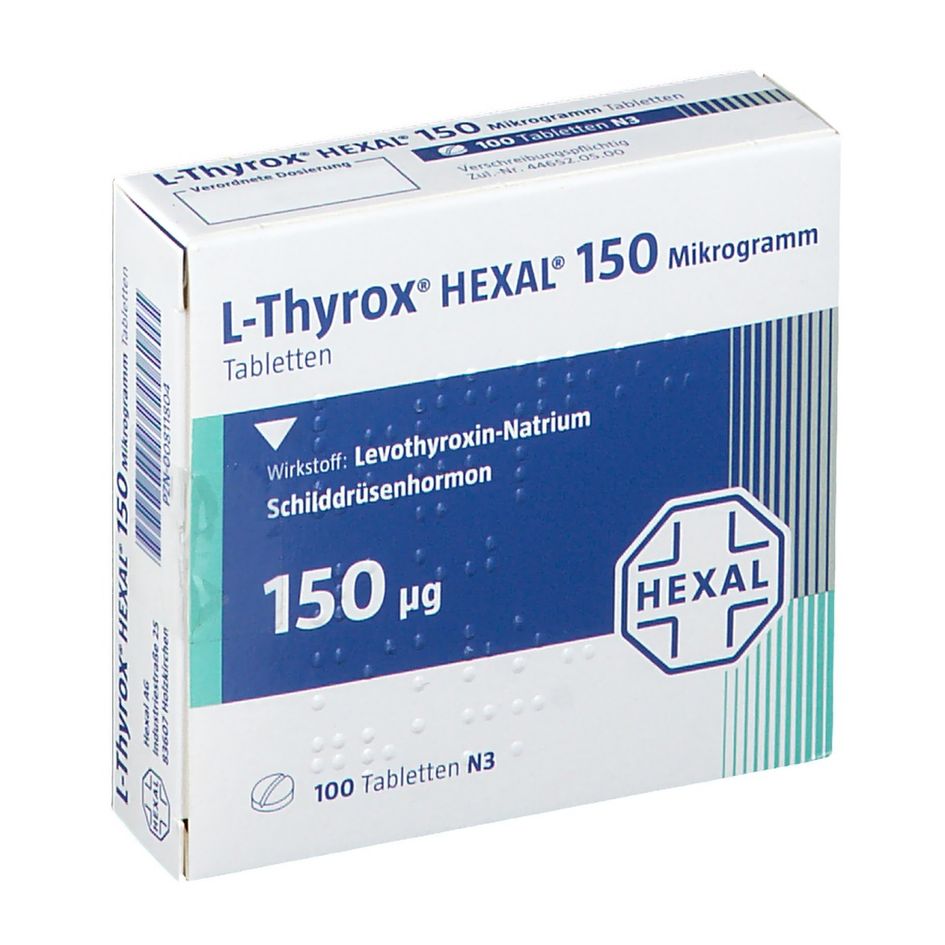 L-Thyrox® HEXAL® 150 µg 100 St - shop-apotheke.com
