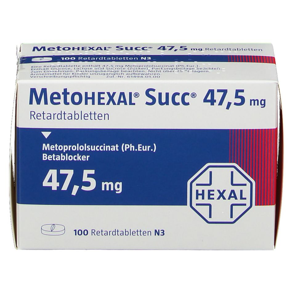 MetoHEXAL® Succ® 47,5 mg 100 St - shop-apotheke.com