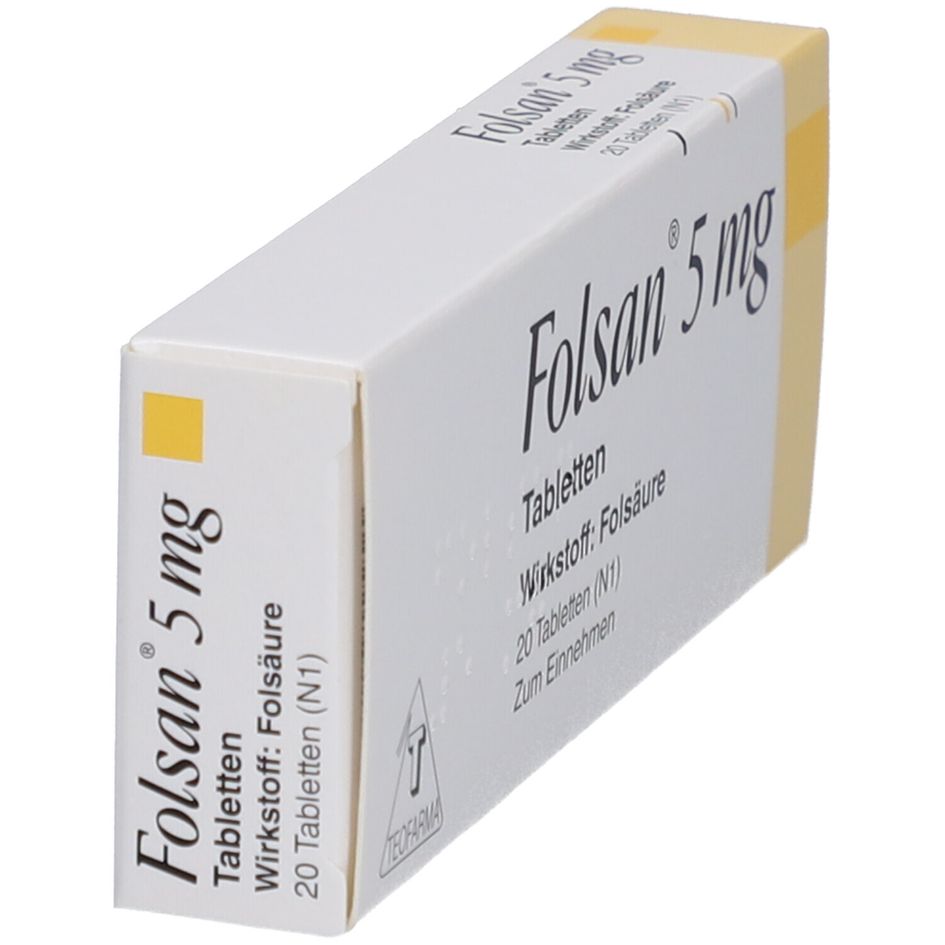 Folsan® 5 mg 20 St - shop-apotheke.com