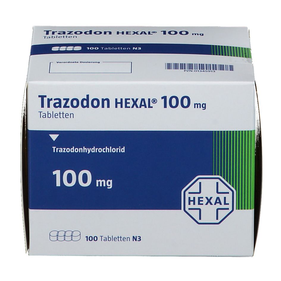 Trazodon HEXAL® 100 mg 100 St - shop-apotheke.com