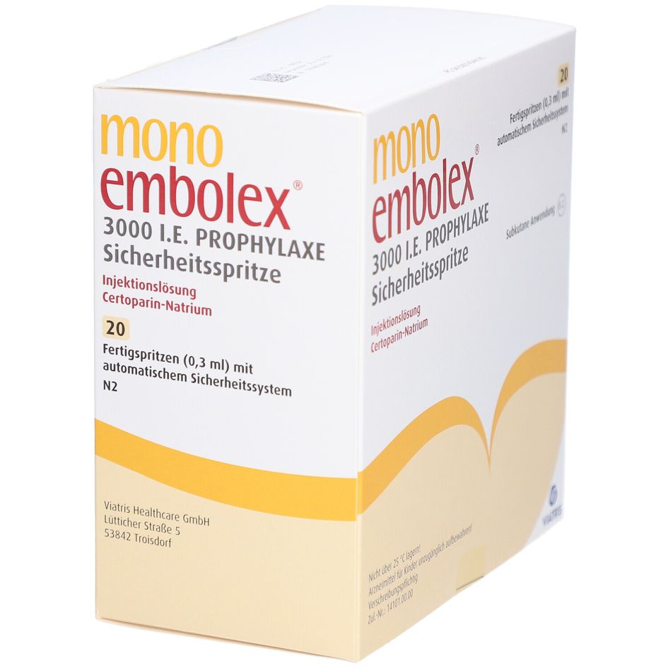 mono embolex® 3000 I.E. PROPHYLAXE 20 St - shop-apotheke.com